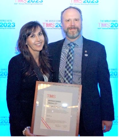 Dr. Simona Hunyadi Murph was awarded 2023 TMS Brimacombe Medal | Department of Physics and Astronomy